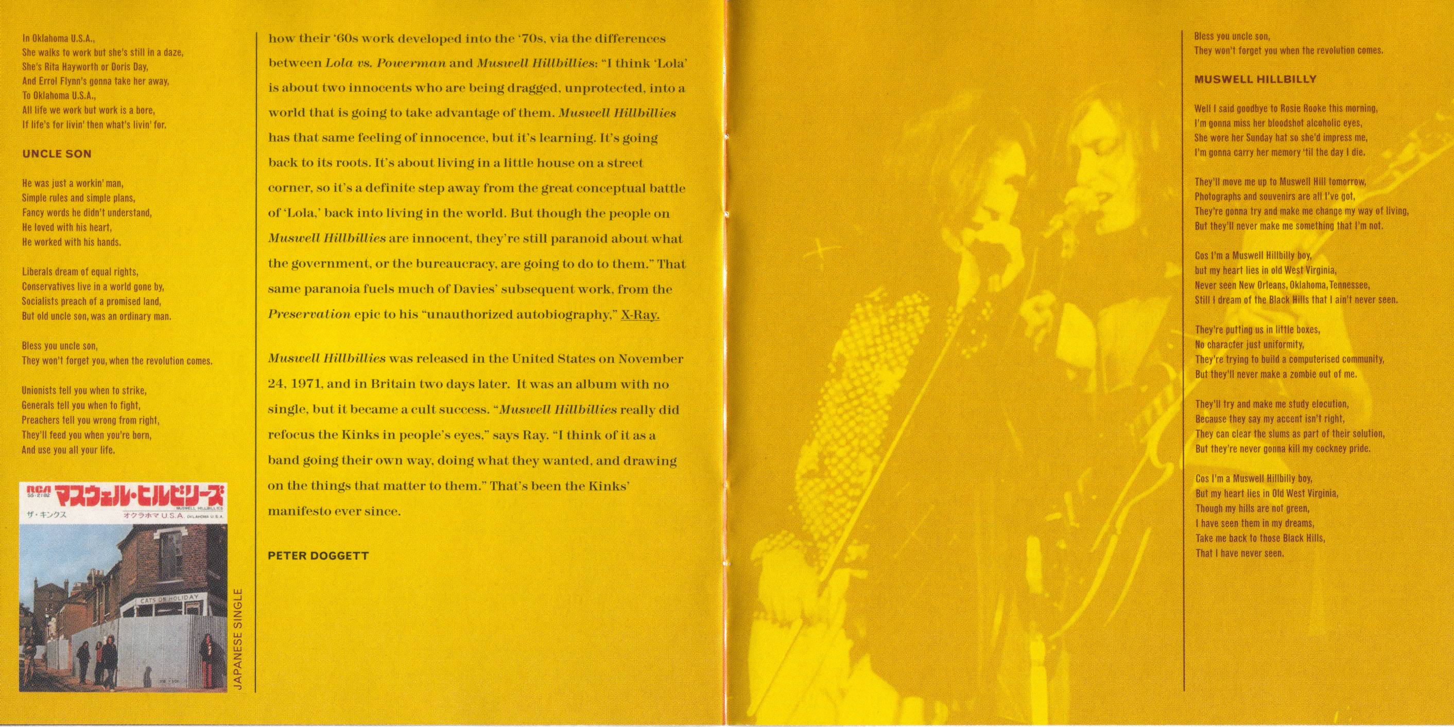 The Kinks Musswell Hillbillies : Booklet9 US | CD Covers | Cover ...